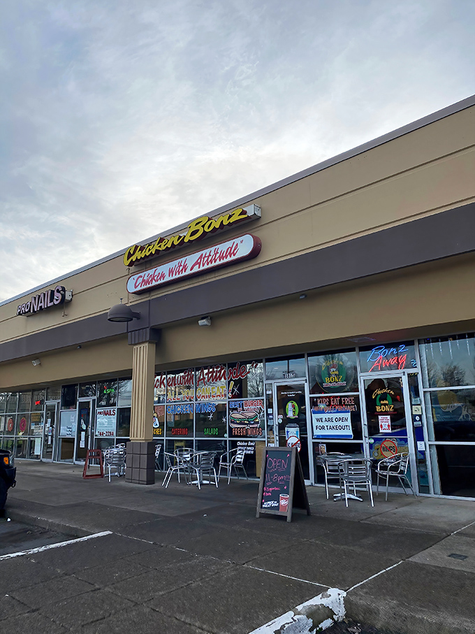 Chicken Bonz keeps it real in this strip mall location &ndash; proof that great chicken doesn't need fancy digs to shine.