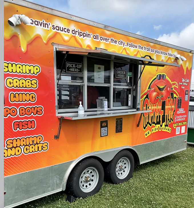 Cool Irv's bold orange truck promises "sauce drippin' all over the city" &ndash; a declaration that's both a warning and an irresistible invitation.