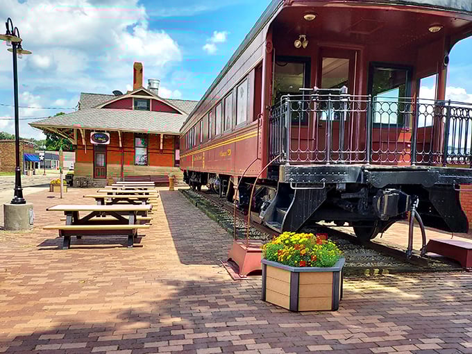 All aboard for a journey back in time! This vintage railcar has stories to tell about America's greatest generation.