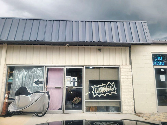 Behind that simple storefront lies a time machine of fashion. Flash back to any decade without the awkward family photos!