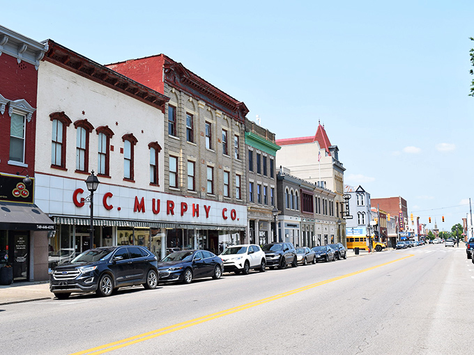 Gallipolis blends historic architecture with modern commerce, creating a riverfront town where your budget breathes easier than your city friends'.