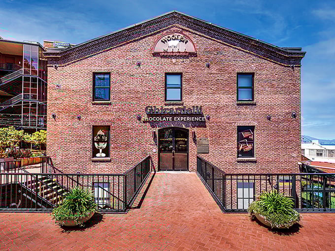 Ghirardelli Square's brick fortress of chocolate. Where sweet dreams are made and calories don't count.