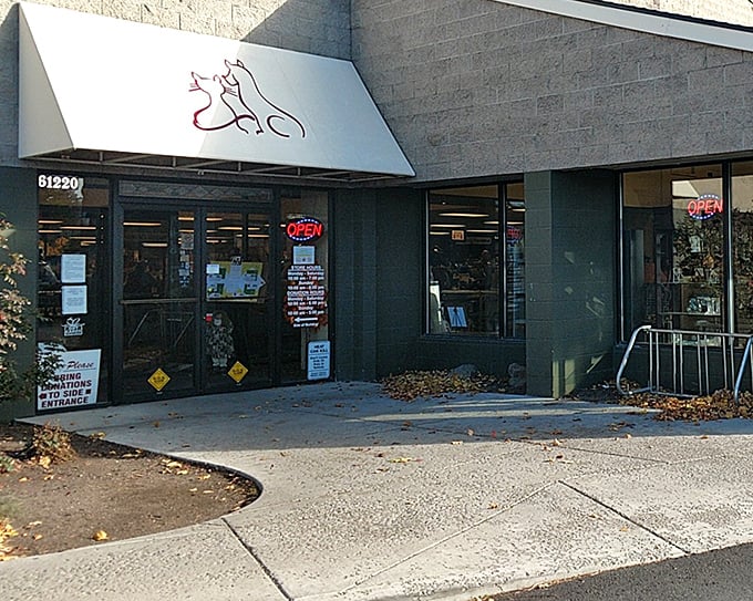 The Humane Society Thrift Store's unassuming exterior hides a wonderland of second chances&mdash;for both items and animals.