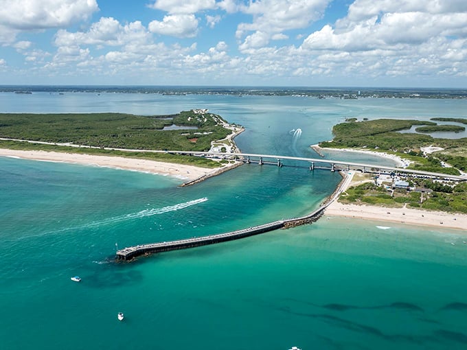 The Indian River Lagoon Byway offers water views that change colors like nature's mood ring throughout the day.