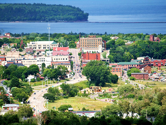 Marquette's downtown meets Lake Superior in a perfect blend of historic architecture and natural majesty that feels both wild and welcoming.