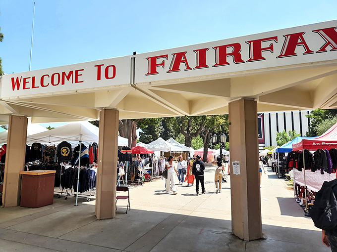 "Welcome to Fairfax" &ndash; three words that signal vintage fashion and hipster finds await at the Melrose Trading Post.