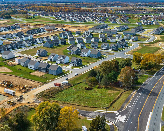 Odessa's aerial view reveals a town that's mastered the art of preserving its past while still having room to breathe.