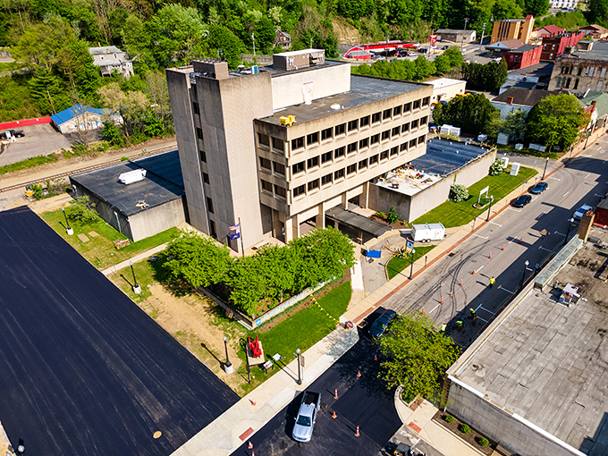 Oil City spreads before you like a miniature metropolis nestled between verdant hills &ndash; affordable living with a million-dollar view.