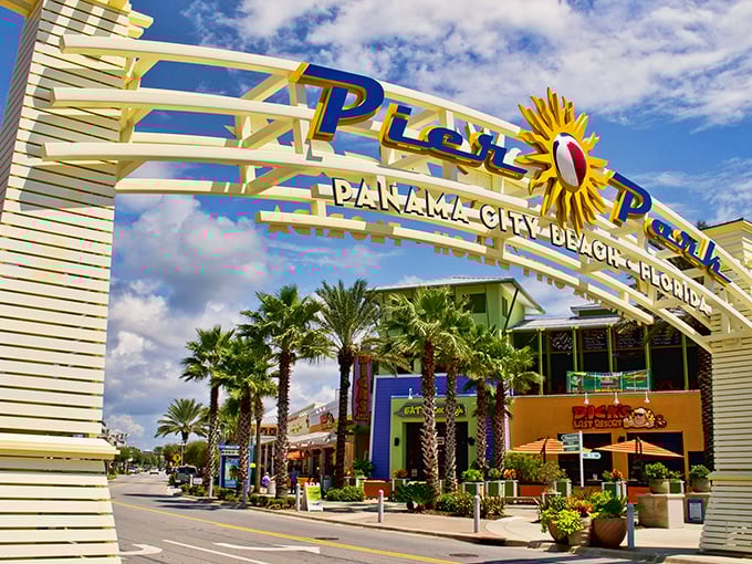 Panama City's Pier Park combines beachy vibes with budget-friendly options. Who says coastal living requires a trust fund?