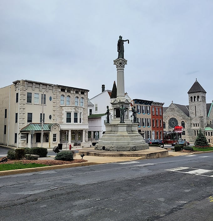 Pottsville's grand courthouse and tree-lined streets create that perfect small-town atmosphere where everyone might just know your business before you do.