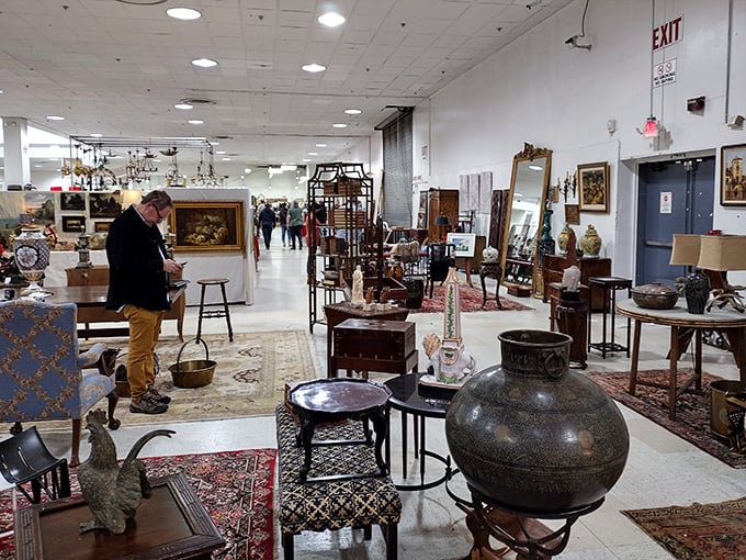 Scott Antique Markets transforms ordinary spaces into extraordinary showcases of history. Museum-quality pieces in an approachable setting.