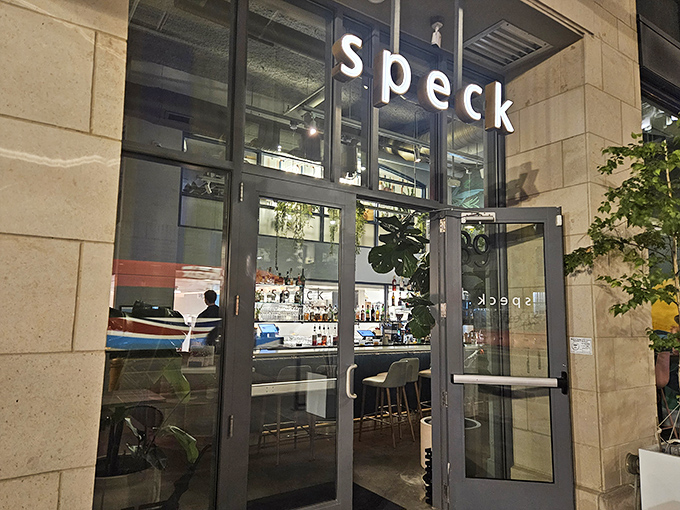 Modern meets traditional at this sleek Columbus hotspot. Speck's contemporary entrance is like Italian cuisine dressed in its Sunday best.