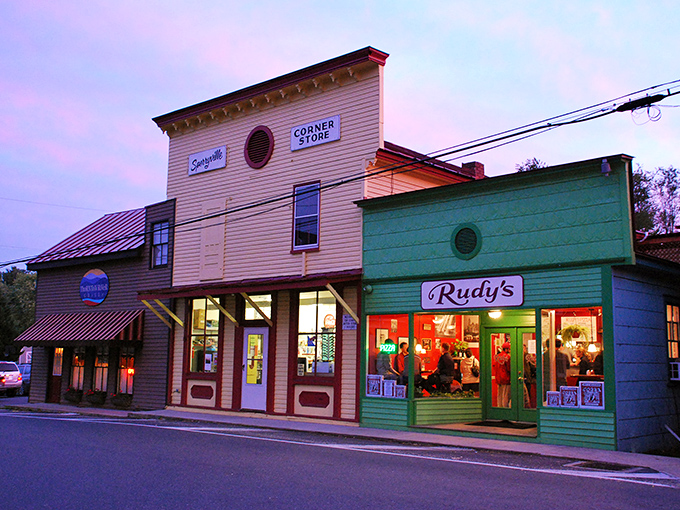 Sperryville's panoramic view reveals a town that seems to have been carefully placed between mountains like a treasured keepsake.