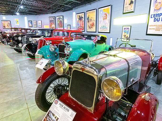 Clean lines and modern design make the Tampa Bay Automobile Museum as stylish as the innovative cars housed within its walls.