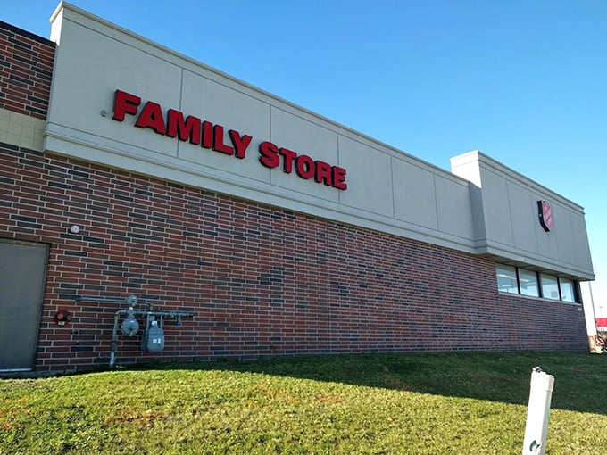 The Salvation Army Family Store's brick-and-mortar presence &ndash; where one person's donations become another's discoveries.