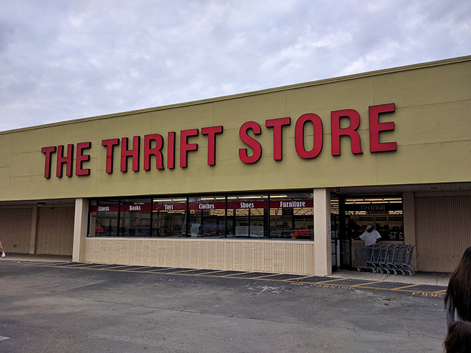 The Thrift Store keeps it simple outside so the treasures inside can do all the talking &ndash; honesty in advertising at its finest!