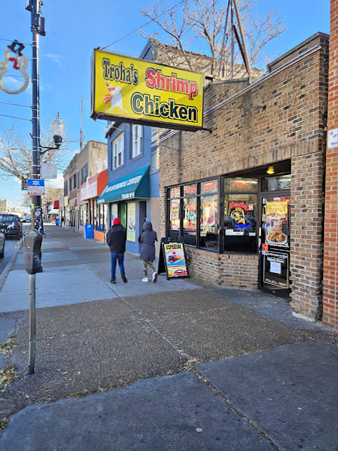 Troha's bright yellow sign has guided hungry Chicagoans to shrimp paradise since before color TV was common.