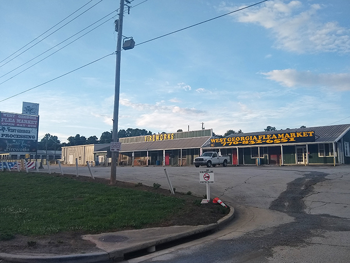 West Georgia Flea Market's no-frills exterior hides a wonderland of finds&mdash;like that unassuming restaurant with the best food in town.