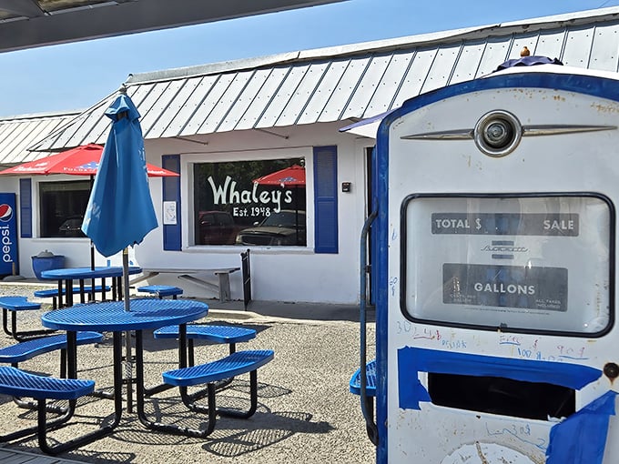 Old-school cool at Whaley's! This blue-and-white time capsule has been serving beach-perfect seafood since your grandparents' first date.