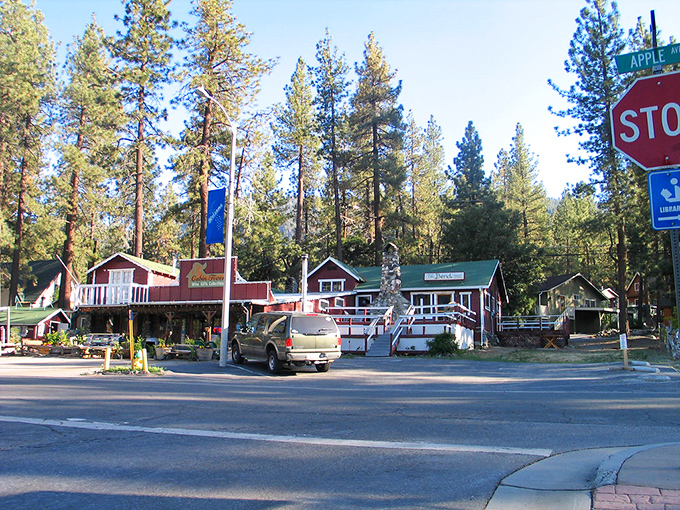 Wrightwood's mountain village vibe comes with a side of towering pines and fresh air that makes ordinary breathing feel luxurious.