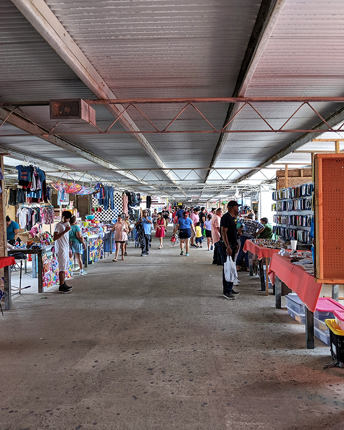 Where shopping meets social hour. These covered walkways buzz with conversation as much as commerce.