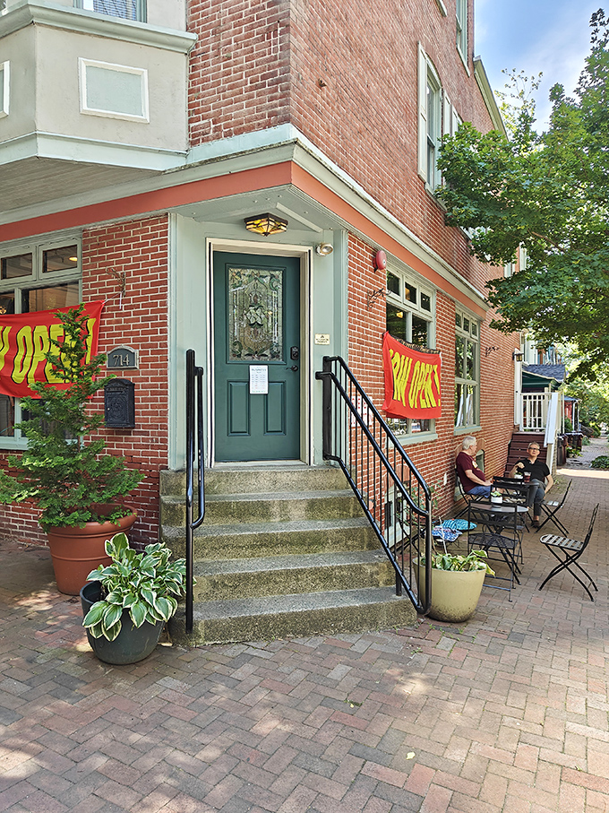 The classic brick facade of Bean Head Coffee Bar whispers stories of countless conversations shared over perfectly pulled espressos.
