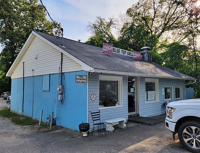 Blue Top Grill (Graniteville): The blue paint isn't just a name&mdash;it's a signal that you've found a true-blue burger joint worth every mile of the drive.