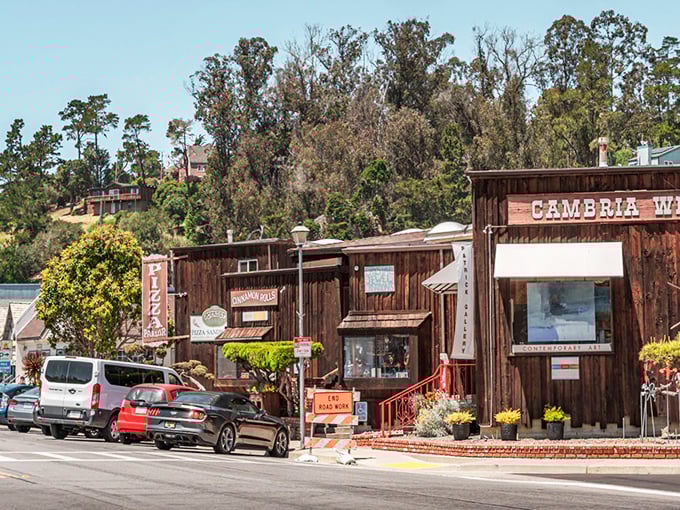 Cambria: Proof that a town can be both quaint and sophisticated. These wooden buildings house treasures that big city boutiques can only dream about.