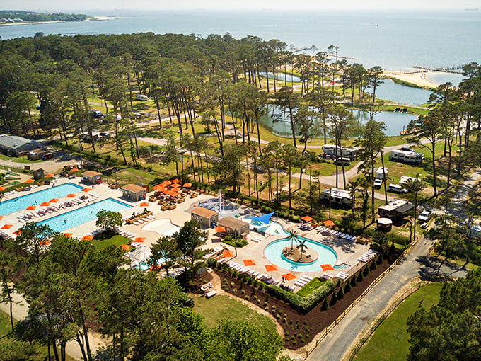 Cape Charles' waterfront resort offers that perfect blend of luxury and relaxation where your biggest decision is pool or beach.