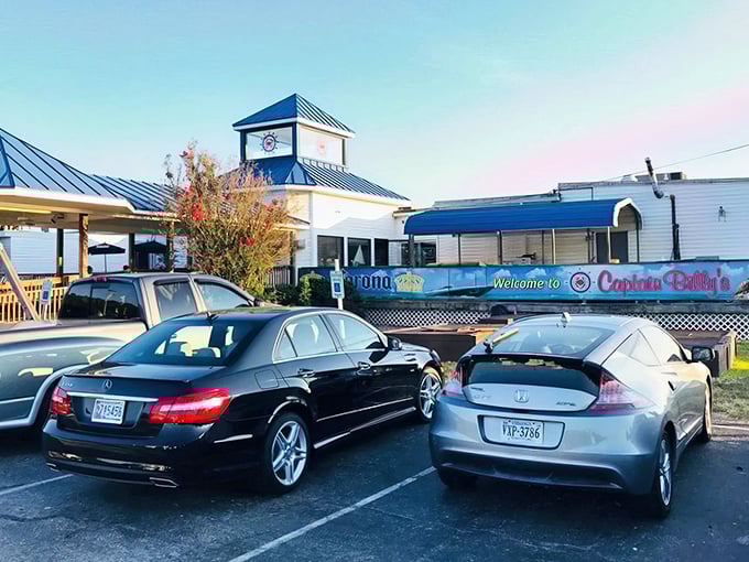 Captain Billy's Crab House: With its distinctive blue roofs and welcoming sign, sets the scene for simple enjoyment where the seafood can be the star.