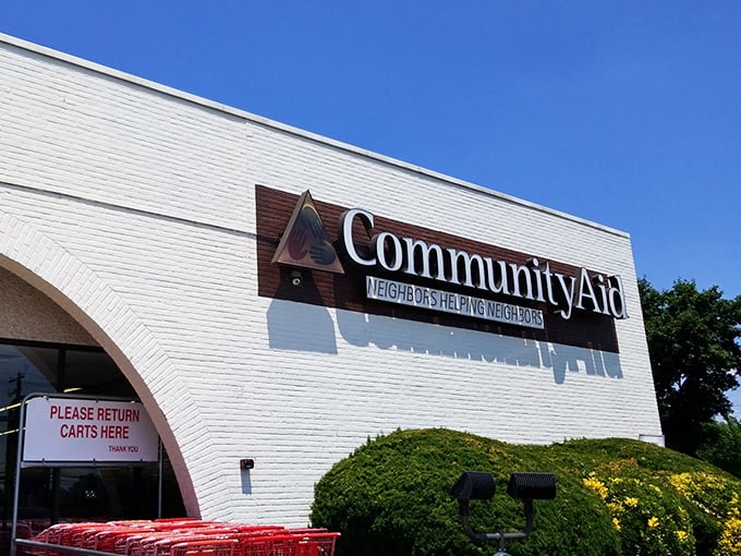 "Neighbors Helping Neighbors" isn't just a slogan&mdash;it's a thrifting philosophy. Sunshine illuminates this community hub where one person's castoffs become another's treasures.