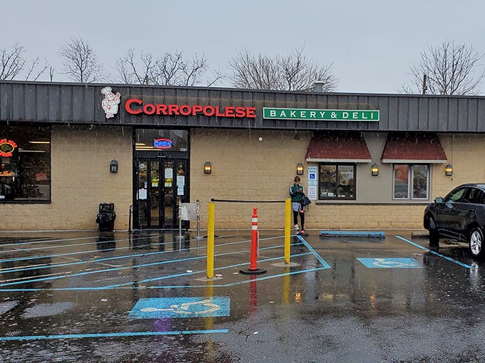 Rain can't keep the faithful away from Corropolese &ndash; where tomato pie pilgrims brave any weather for a taste of tradition.