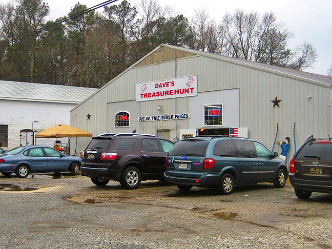 "Out of this world prices" promises the sign, and the parking lot full of treasure seekers suggests they deliver.