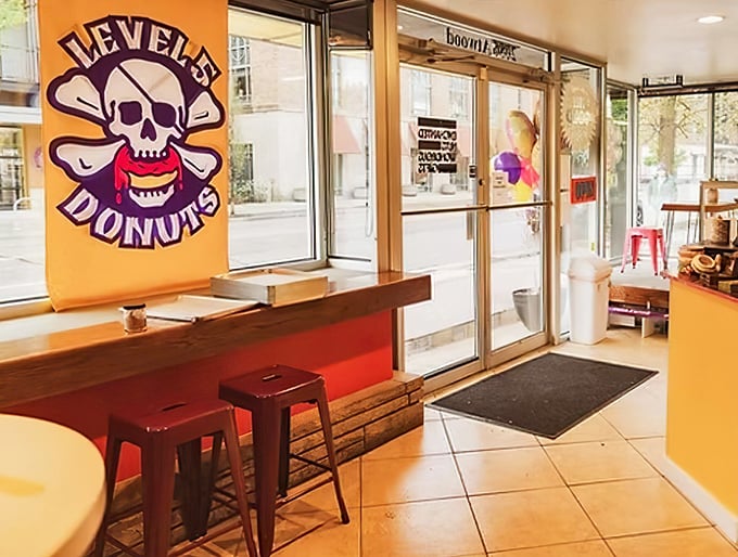 Behind those doors lies Madison's edgiest donut experience&mdash;where traditional recipes walk the plank and flavor adventures await the brave.