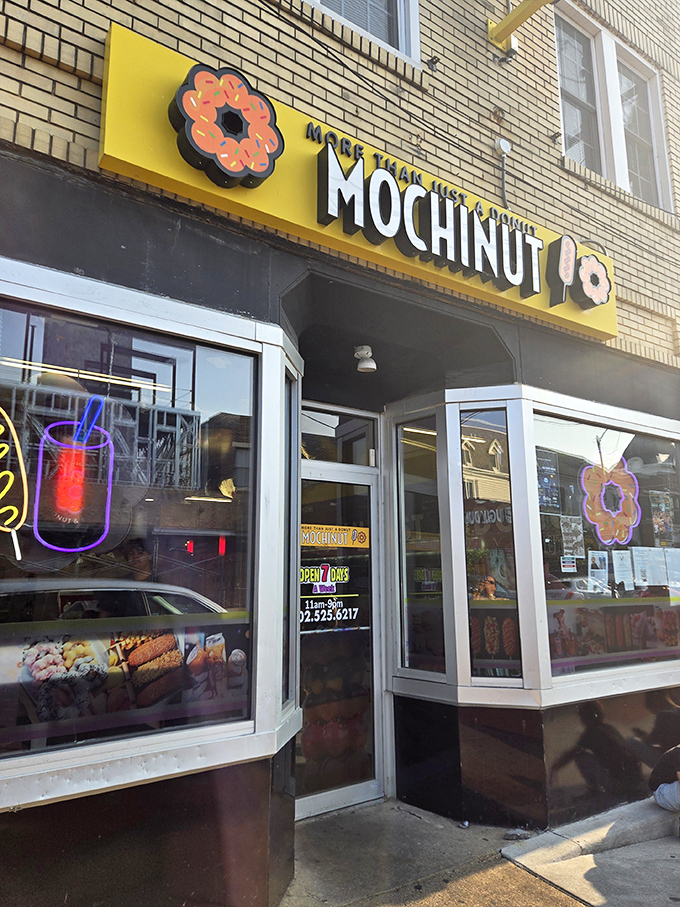 Where Japanese mochi meets American donuts in a cultural mashup that's worth every chewy, bouncy bite.