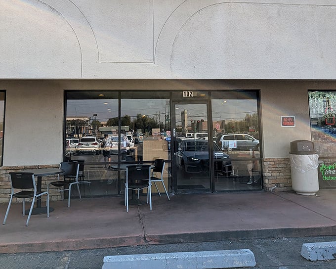 Those colorful chairs at Paradise Valley Burger aren't just for sitting &ndash; they're for the happy dance you'll do after your first bite.