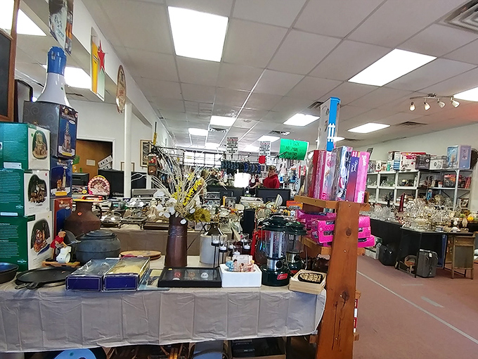 Flags flying and deals waiting! This vendor at Pocono Bazaar offers a patriotic collection that would make Uncle Sam reach for his wallet.