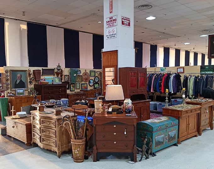 At Scott Antique Markets, every aisle leads to possibility. The elegant displays make everyday shopping feel like a gallery visit.