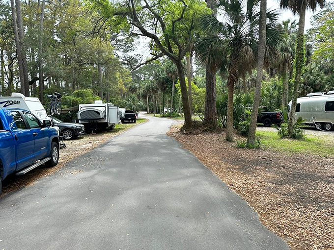 Palm trees and peaceful pathways create the perfect recipe for washing away life's daily stresses.