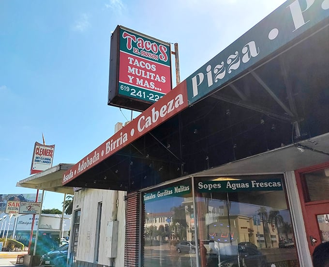 No fancy frills needed when your tacos speak this loudly. El Panson's storefront may be basic, but their carne asada is anything but!