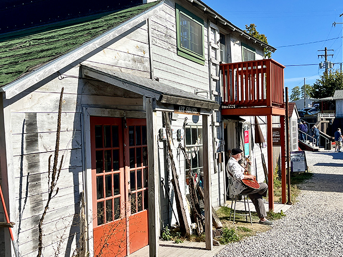 That humble exterior disguises a treasure trove of artisanal cheeses and sandwich combinations worth discovering.