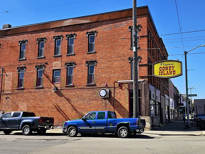 Just down the street from its competitor, Virginia Coney Island proves that friendly rivalries make for delicious dogs.