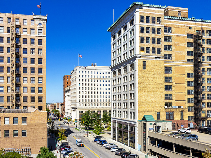 Historic buildings in Youngstown stand tall like your retirement savings will when living in this budget-friendly Ohio gem.