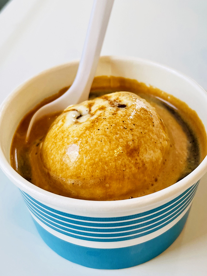 Coffee meets gelato in the ultimate Italian power couple. This affogato is what happens when breakfast and dessert have a beautiful baby.