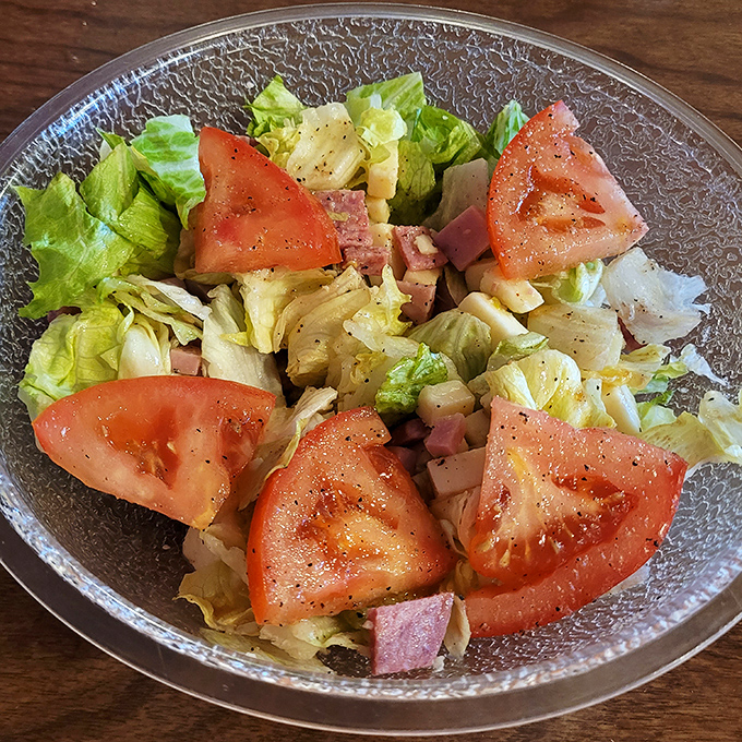 This isn't just a salad, it's an intermission&mdash;a crisp, colorful breather between magnificent acts of pizza consumption.