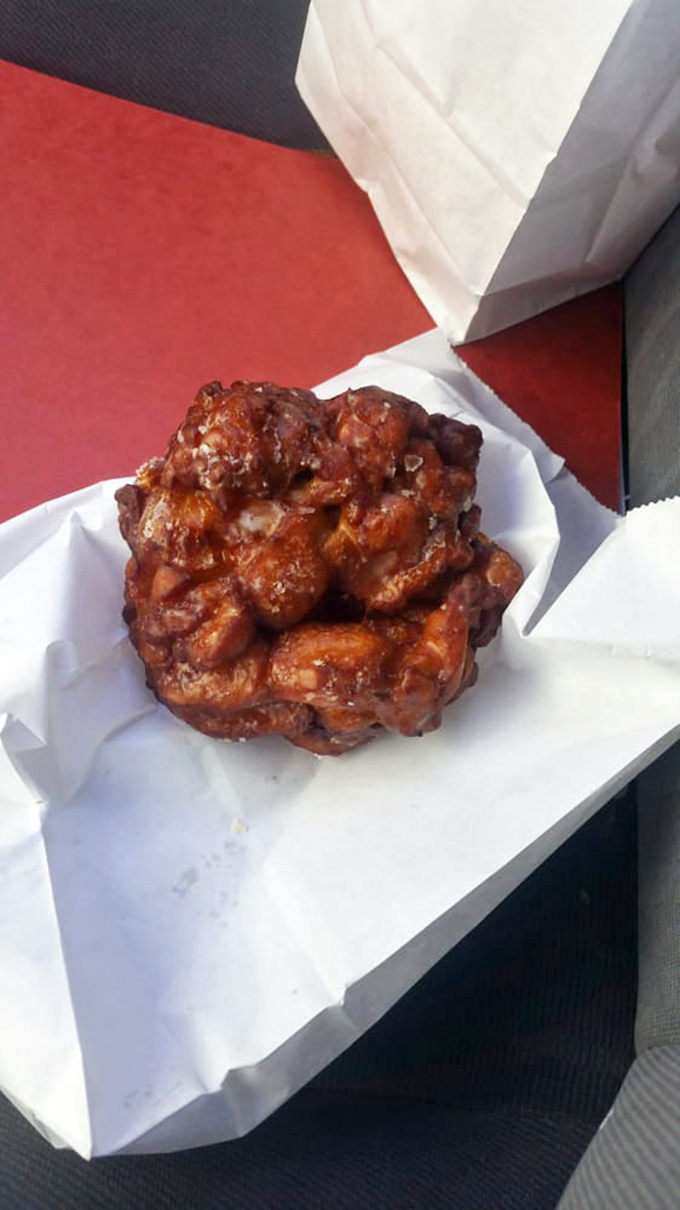 This apple fritter isn't just a donut, it's a commitment&mdash;a gloriously caramelized labyrinth of apple-cinnamon pockets worthy of a marriage proposal.