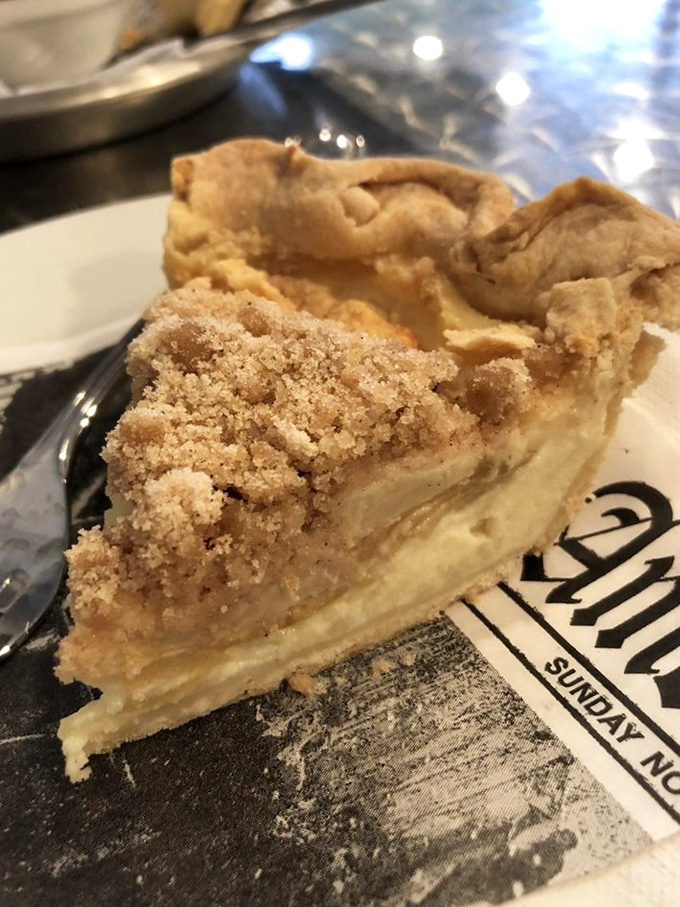 This apple crumb pie isn't just dessert, it's an edible work of art with layers that would make even Paul Hollywood swoon.