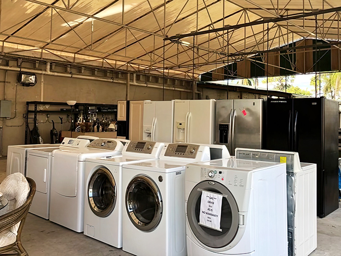Appliance alley offers second chances at domestic bliss. These washers and refrigerators aren't just pre-owned&mdash;they're pre-loved and ready for adoption.