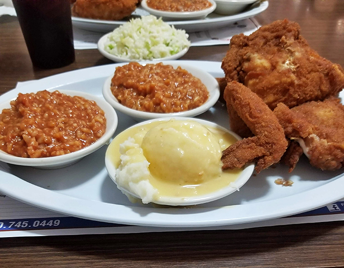 The hot sauce's secret weapon? Those bits of rice and vegetable swimming in tangy tomato broth. Serbian heritage meets Ohio comfort in every spoonful.
