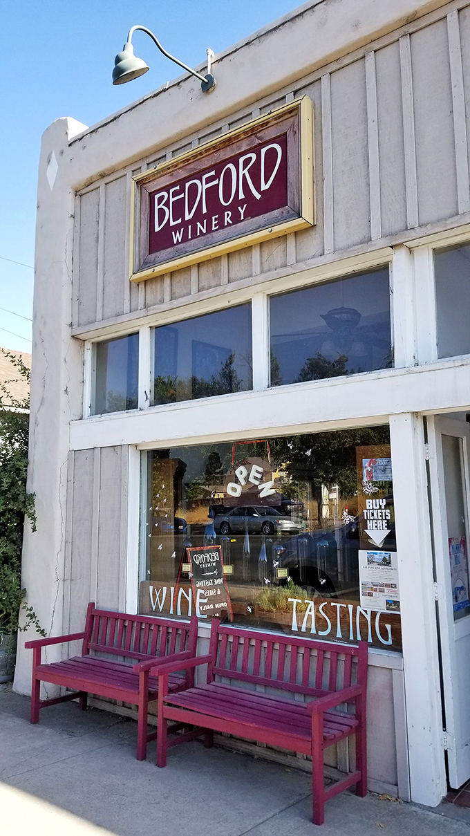 Bedford Winery's unassuming facade belies the liquid treasures within &ndash; like finding a Michelin star restaurant in your grandmother's house.